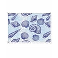 Coastal Seashell Sun Shade Sail 14'X18' Dark Blue Conch Ocean Theme ...