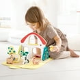Hape Farm House Faith Portable Wooden Farm Play Set - Walmart.com