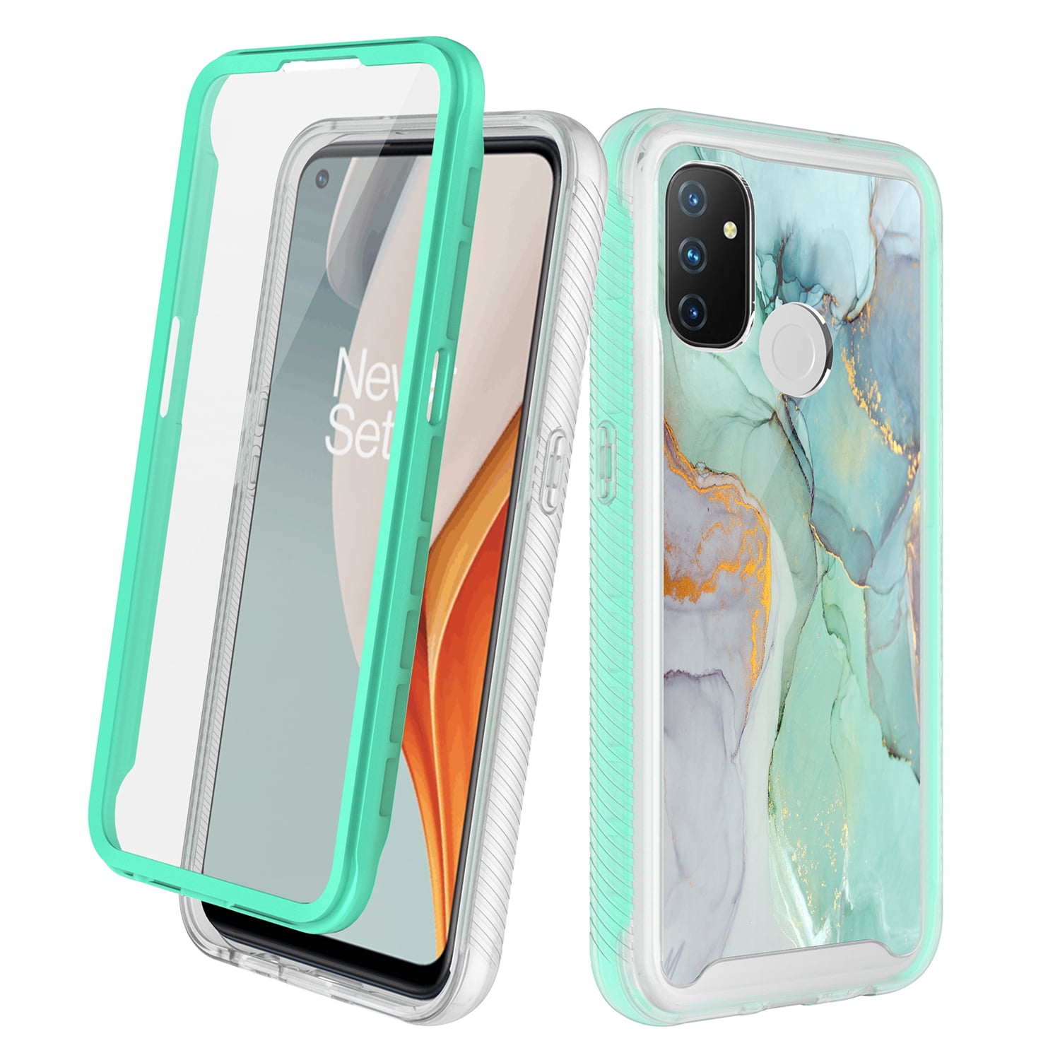 Oneplus Nord N100 Case With Built-in Screen Protector, Rosebono Hybrid ...