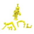 Axioma 5Pcs Parent Child Yoga Statue Yoga Pose Figurine Resin Decor ...