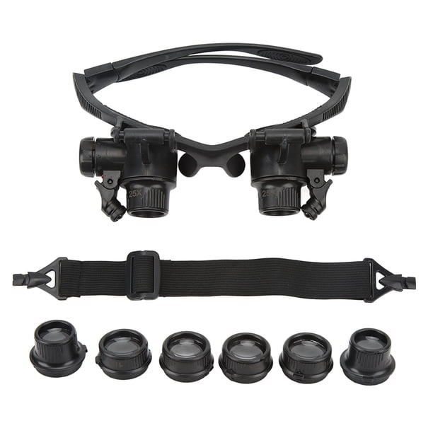 Lupa de ojo, lupa de 10X 15X, lupa de reparación LED, lupa elaborada ...