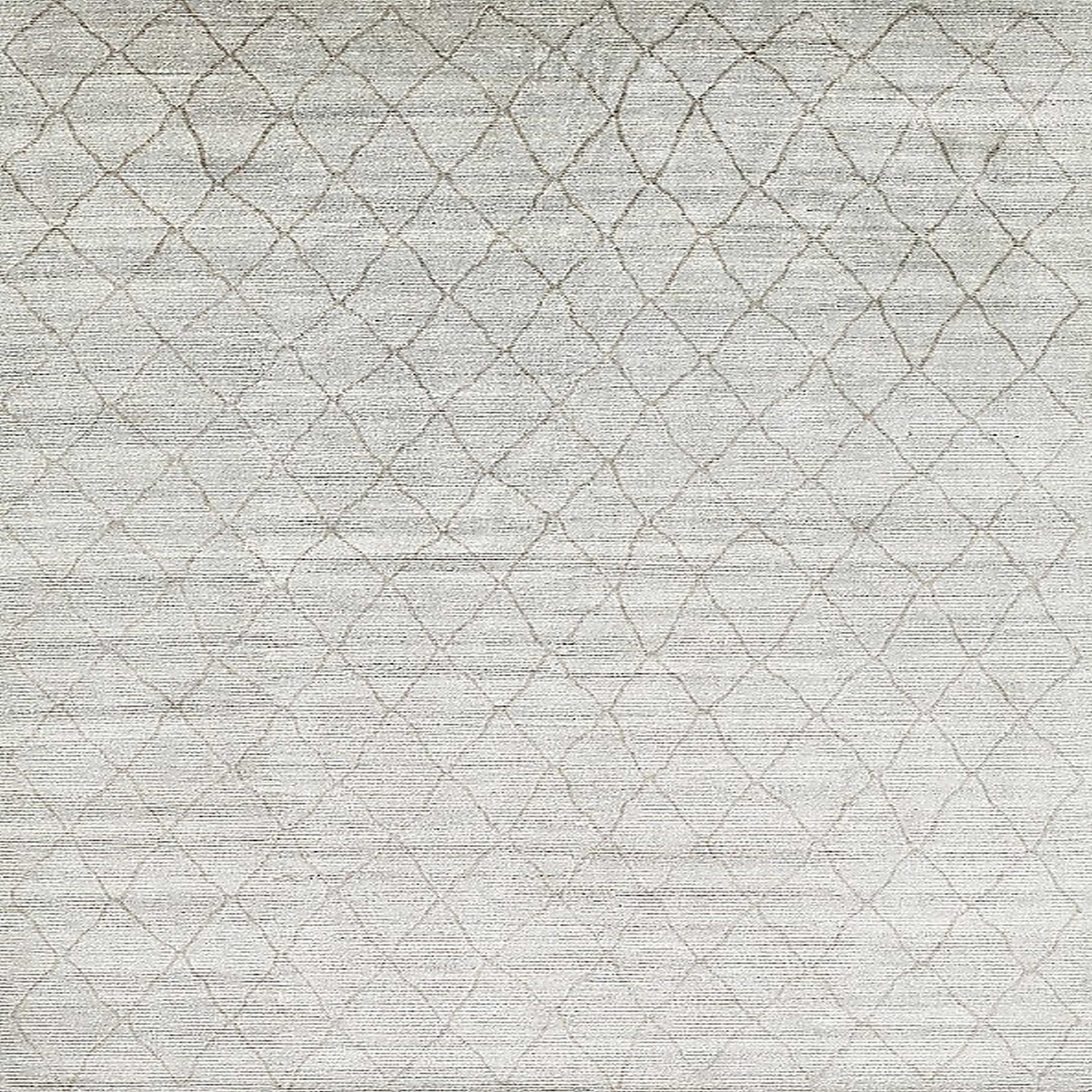 Ahgly Company Indoor Square Mid-Century Modern Ash White Beige Solid ...