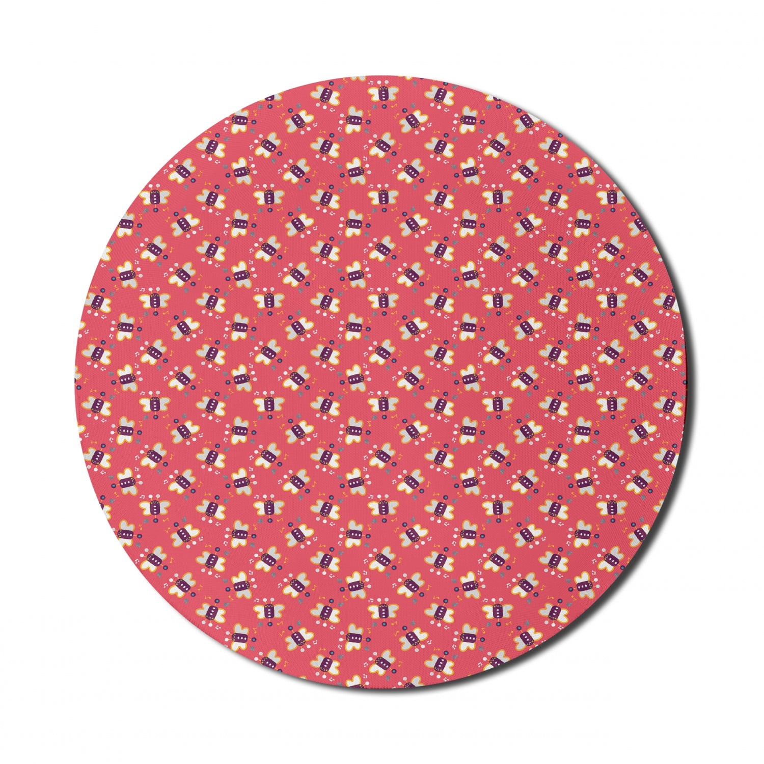 Butterfly Mouse Pad for Computers, Cartoon Butterfly Music Notes Toys ...