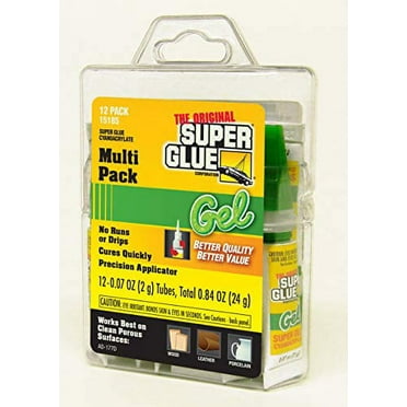 The Original Superglue Sgg22-12 Thick-gel Super Glue Tube (double Pack ...