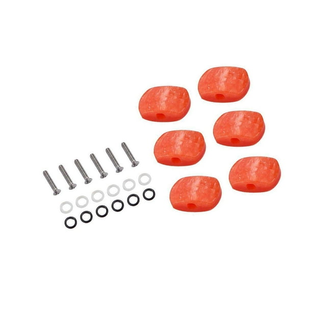 6 Acrylic Guitar Tuning Pegs Tuners Machine Heads Buttons Tuning Pegs ...