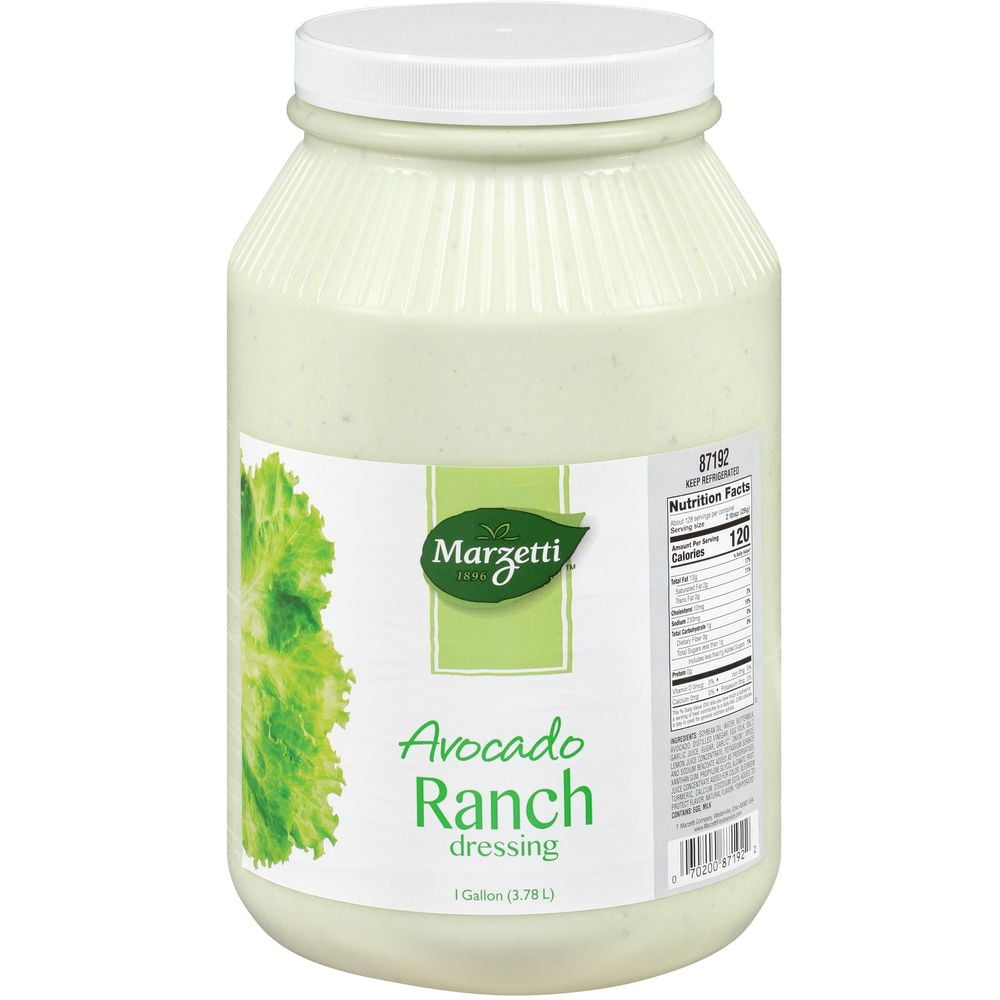 Marzetti Avocado Ranch Dressing, 1 Gallon -- 2 per case. - Walmart.com