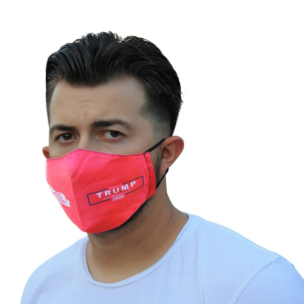 Reusable Unisex Adjustable Straps Fashion Cloth Face Mask, Trump 2020 ...