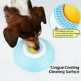 Lick Sphere - Canine Anxiety Relief Bowl with Rotating Slow Feeder Ball ...