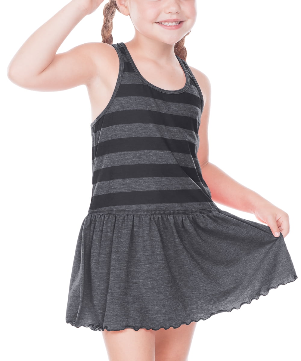 kavio! little girls 3-6x striped jersey scoop neck racer back tank ...