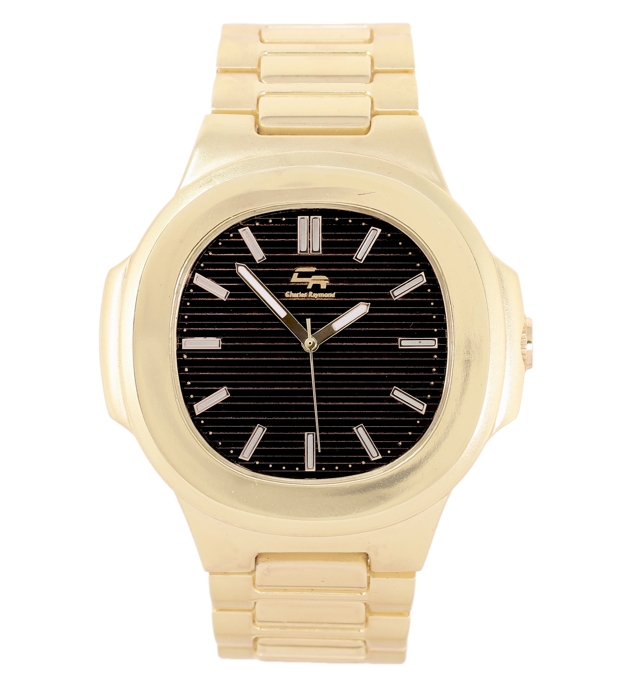 Men’s Classic Oblong Shape Watch Index dial Easy to Read with Luminous ...