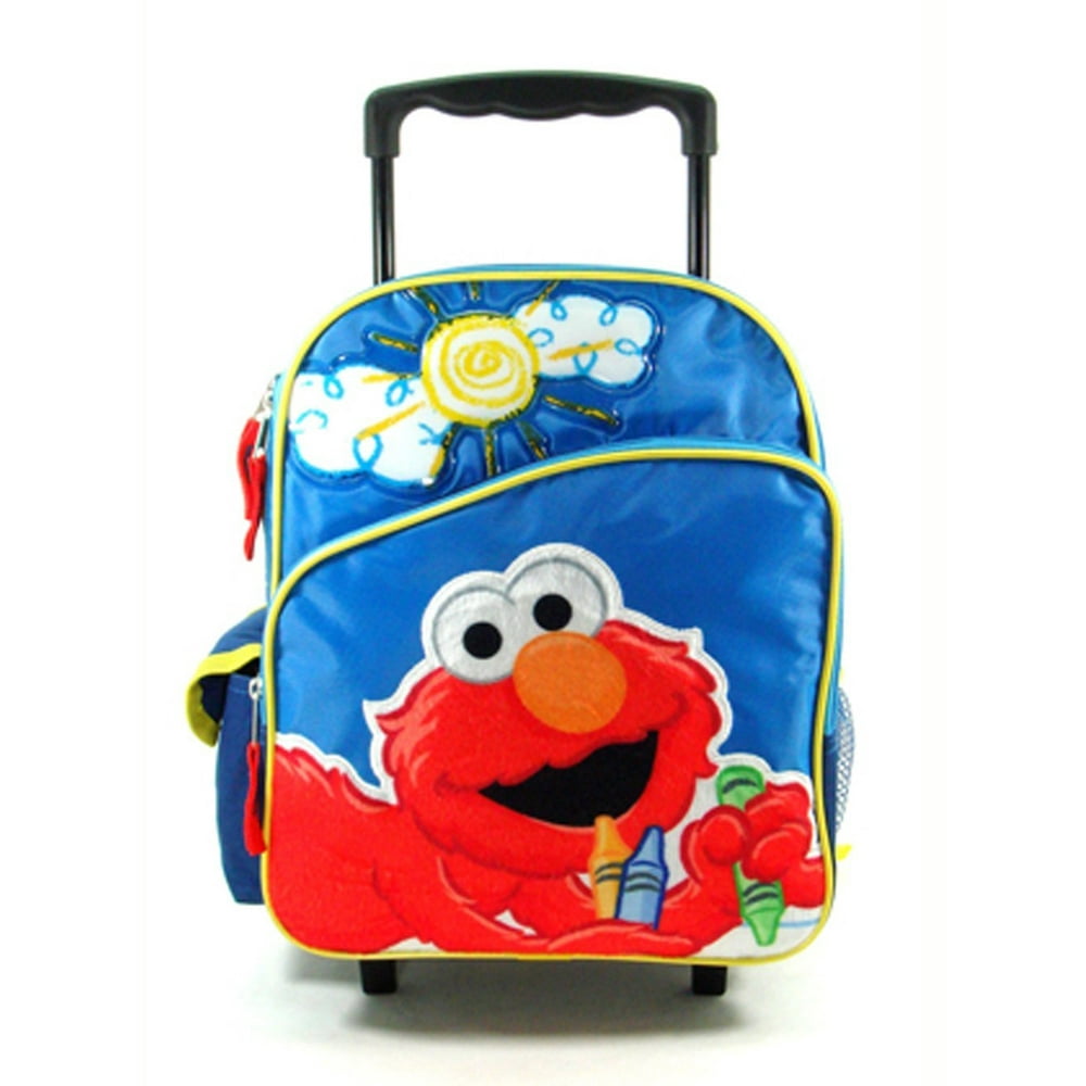 Sesame Street - Small 12 Rolling Backpack - - Elmo - Big Sun - Walmart ...
