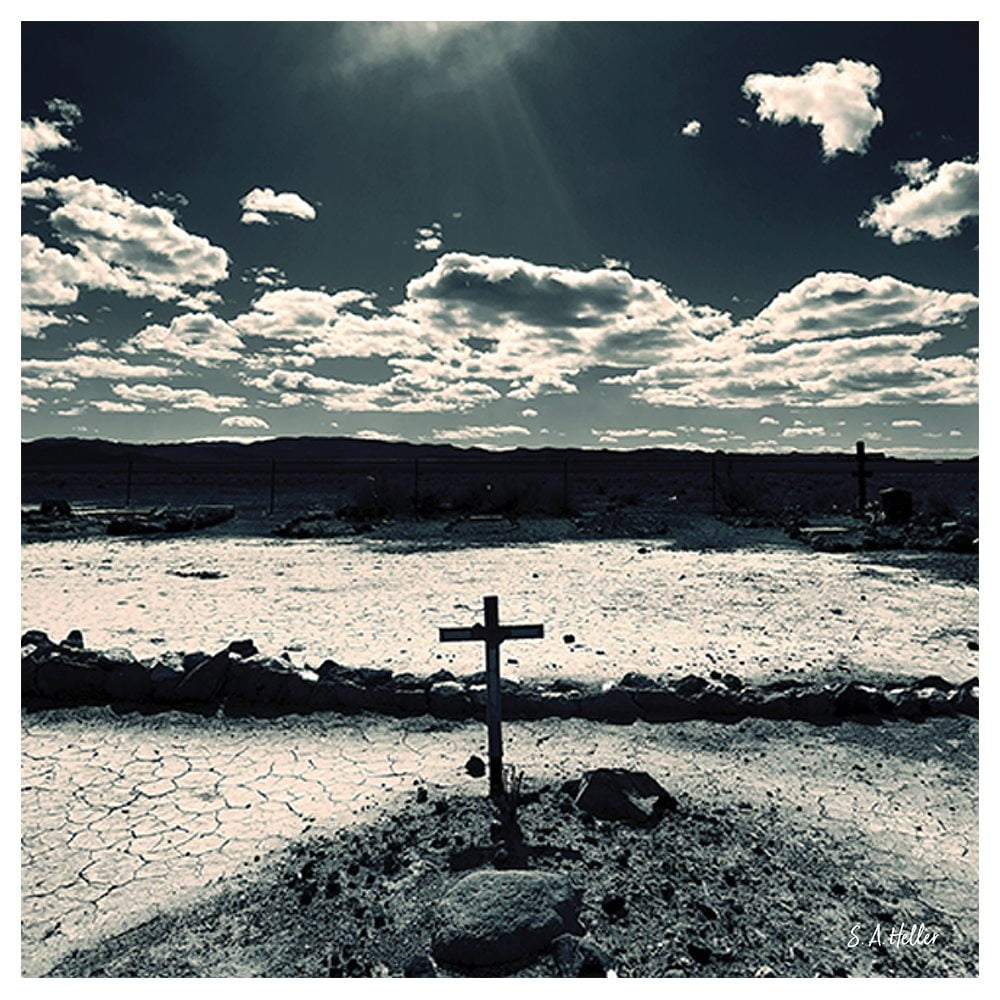 Desert Graveyard by Photographer Steven A. Heller - 30"x30" Canvas ...