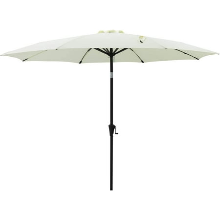 Hantdan 10 ft Outdoor Patio Market Table Umbrella with Fiberglass Rib ...