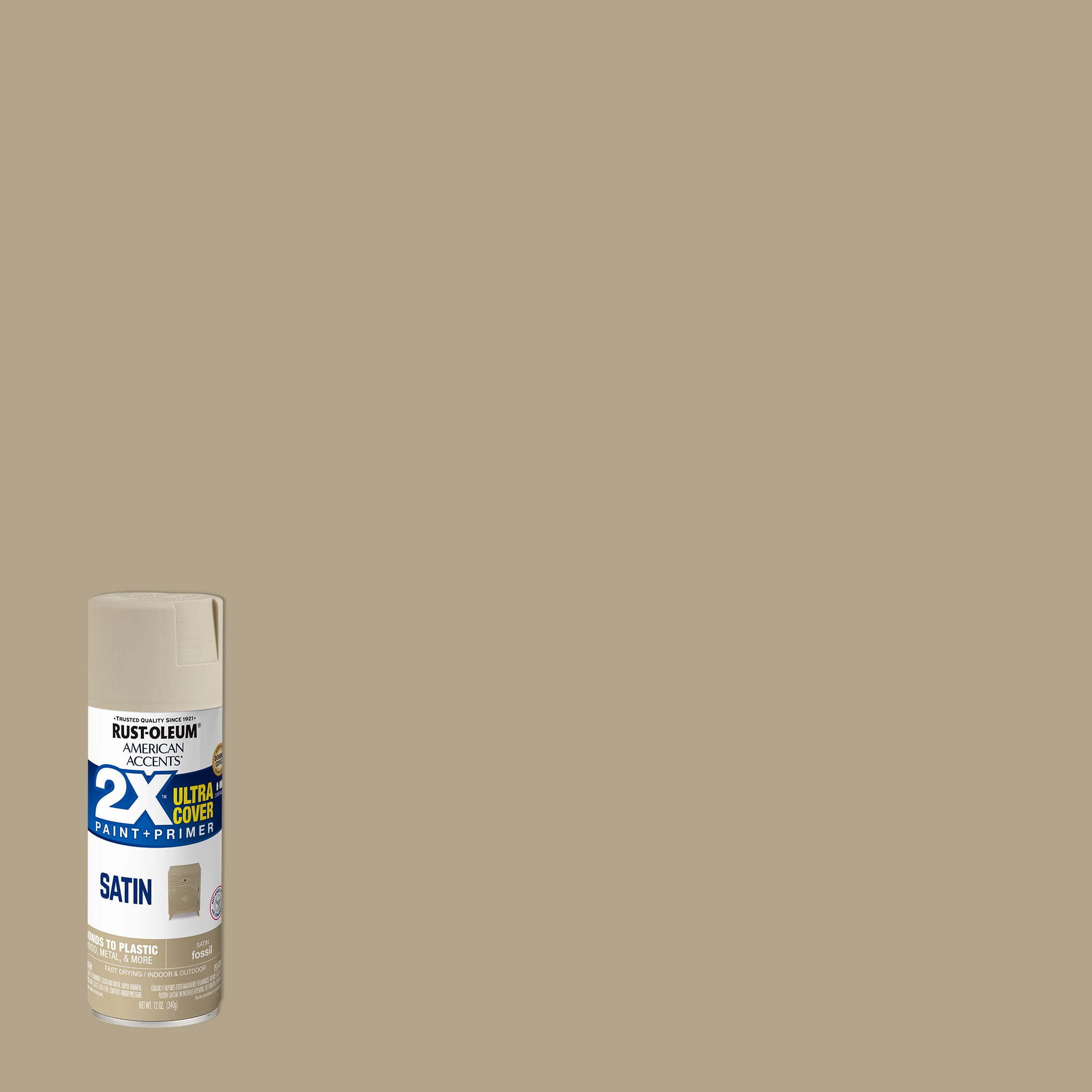 Fossil, Rust-Oleum American Accents 2X Ultra Cover Satin Spray Paint ...