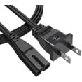 Power Cord Replacement for Xbox One S X 2 Prong Power Cord AC Cable ...