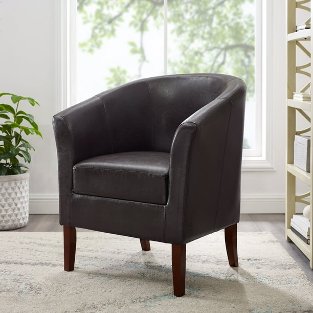 Linon Home Simon Club Chair, Multiple Colors - Walmart.com