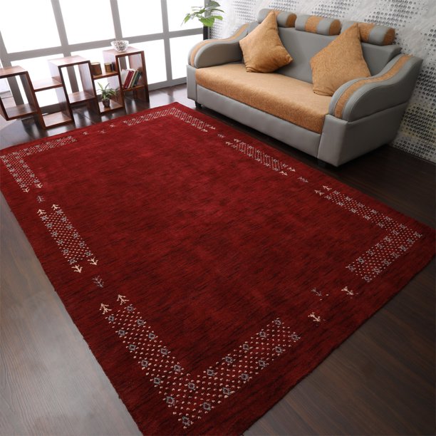 Rugsotic Carpets Hand Knotted Loom, Contemporary Wool Floor Area Rug ...