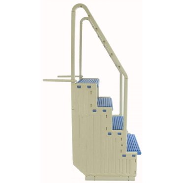 Confer Curve Inground Swimming Pool Steps with Blue Treads - Walmart.com