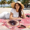 1 oversized cat starry sky bath towel - suitable for swimming pools ...