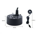USB 4 LED Ultrasonic Mist Maker with Splash Guard, Indoor Fountain ...