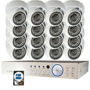 Evertech 16 Channel DVR 16 pcs 1080P HD 4in1 CCTV Security Camera ...