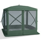 Mcombo 4-Sided Gazebo Portable Pop Up Tent Canopy, Shelter Hub Screen ...