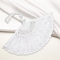 Lace Hand Folding Fans With Tassels, Paper Folding Fans for Wedding ...