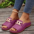 BONIXOOM Orthopedic Sandals for Women, Casual Summer Slide Sandals with ...