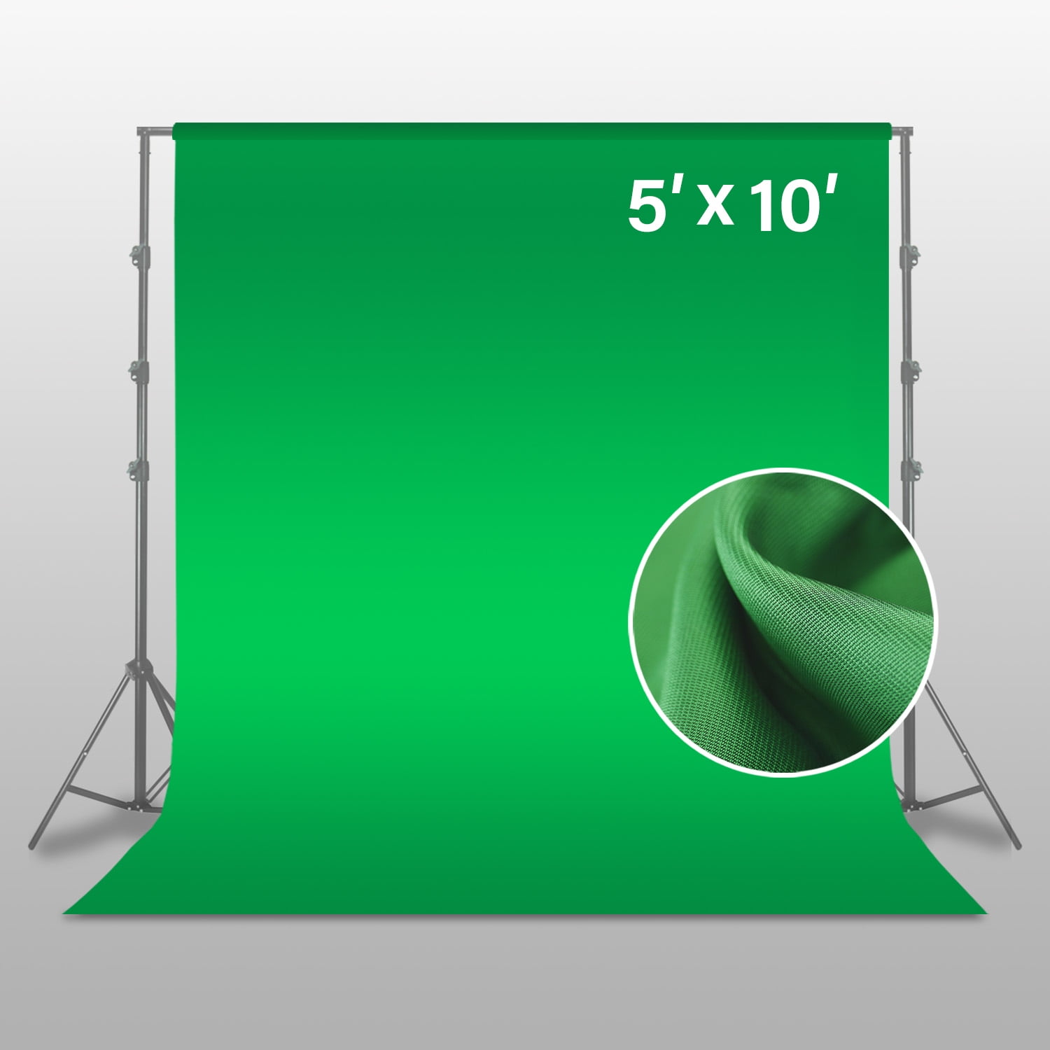 LS Photography 5 X 10 ft. Green Screen Backdrop Chromakey Background ...