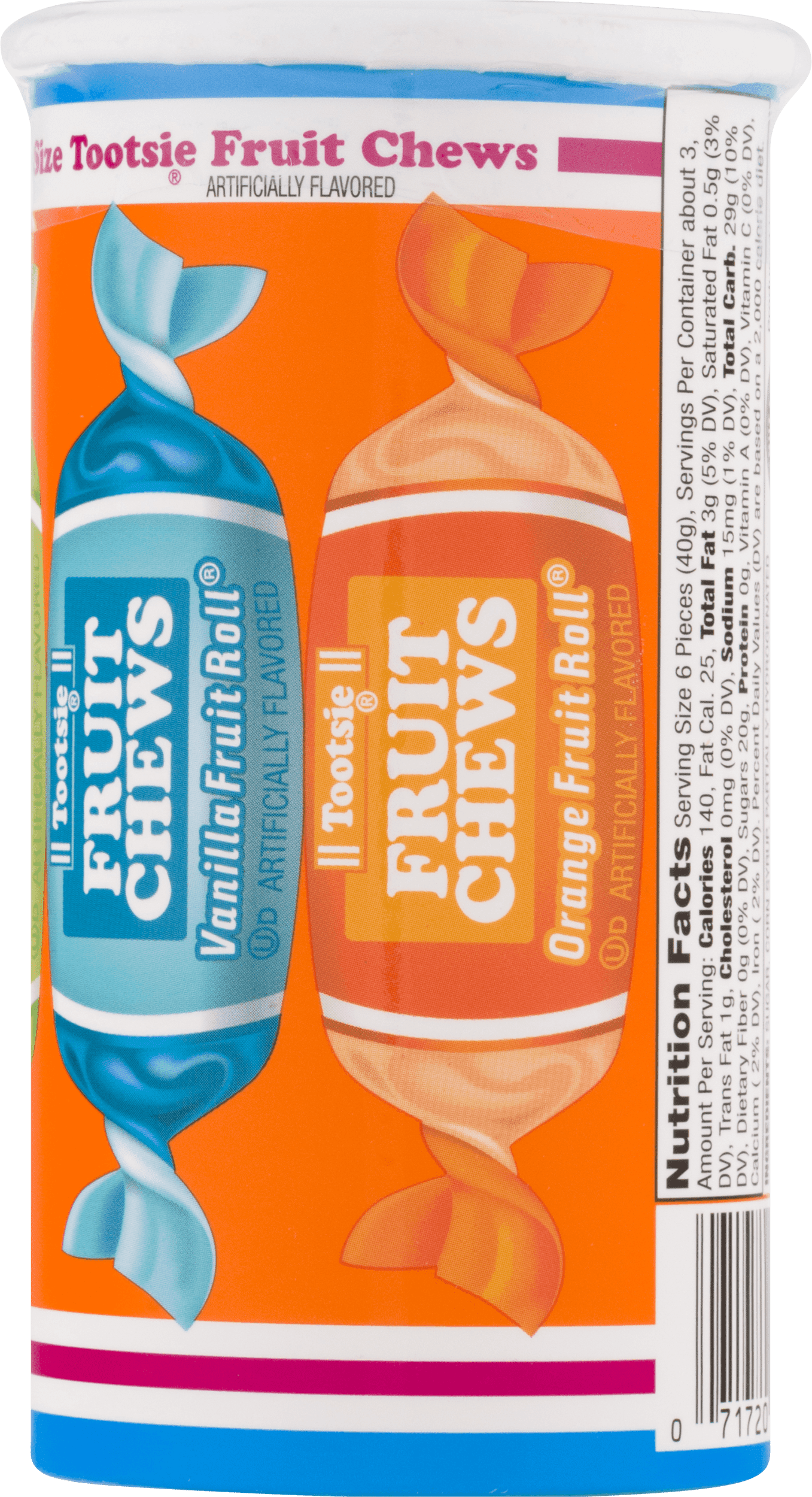 Tootsie Fruit Chews Assorted Fruit Rolls, 4 Oz