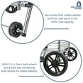 Helping Hand Pop 'n Shop Folding Cart with Pop on Wheels and Foam ...
