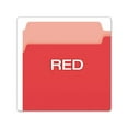 Free Shipping! Colored File Folders 1/3-Cut Tabs, Legal Size, Red/Light ...
