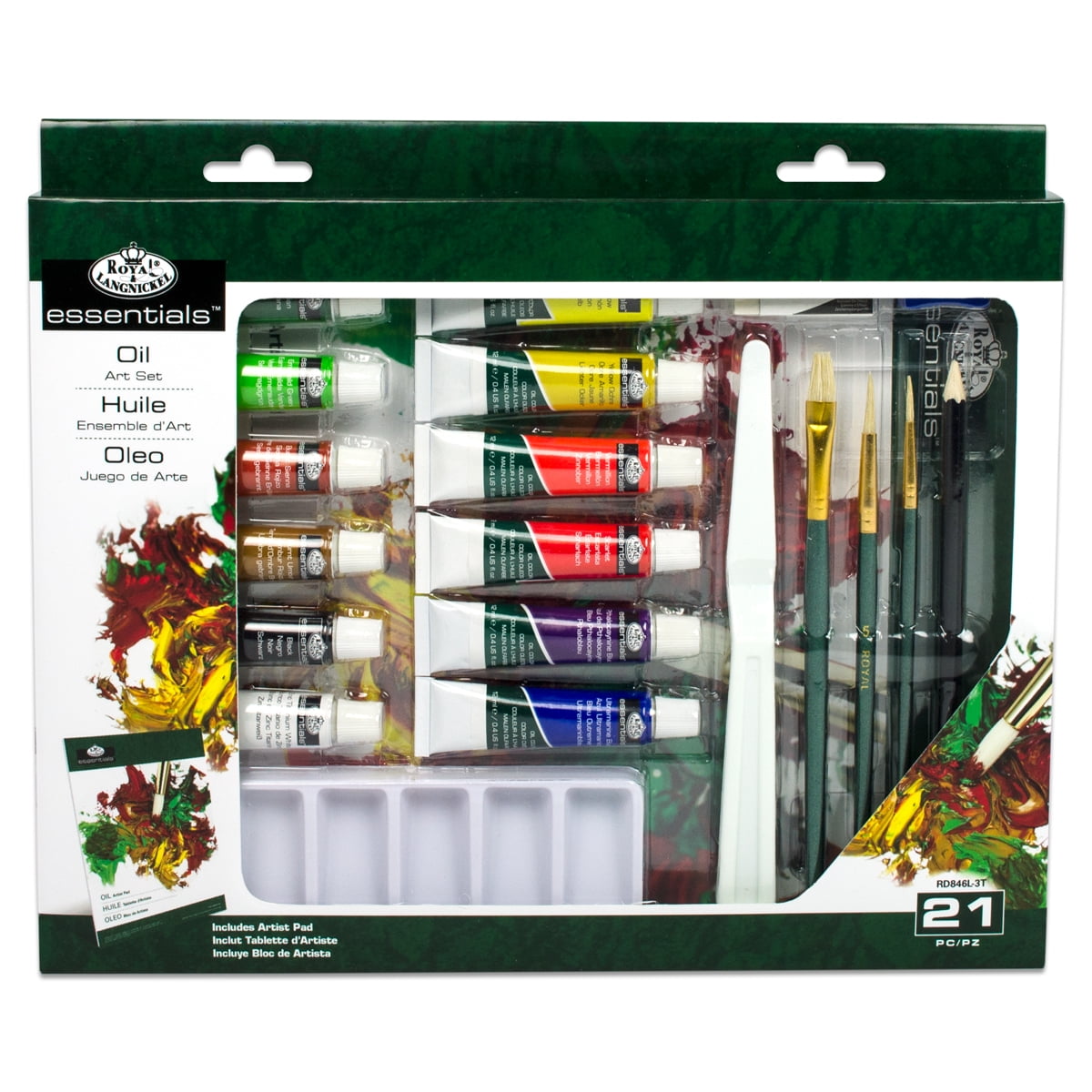 Royal & Langnickel Oil Painting Box Set, 21pc - Walmart.com