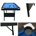 SEGMART 5.5ft Portable Pool Table Set for Kids, Teens, Adults, Foldable ...