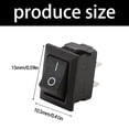 10Pcs 2Pins Electrical Power Boat Shape ON-OFF Rocker Switches Toggle ...