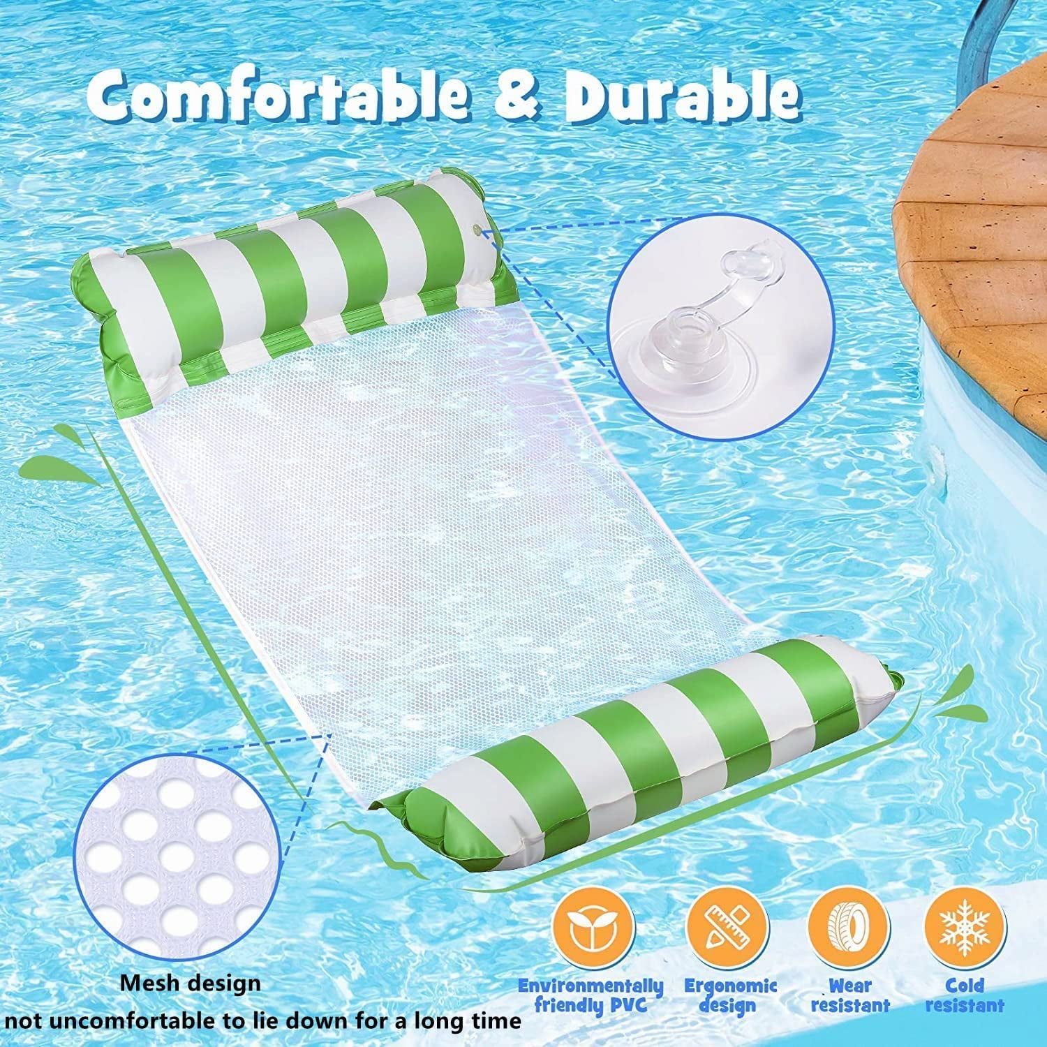 Buy Pool Floats Adult Size - nflatable Pool Float Pool floaties with ...