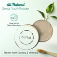 BeNat All Natural Tooth Powder Efficient Teeth Cleaning & Whitening ...