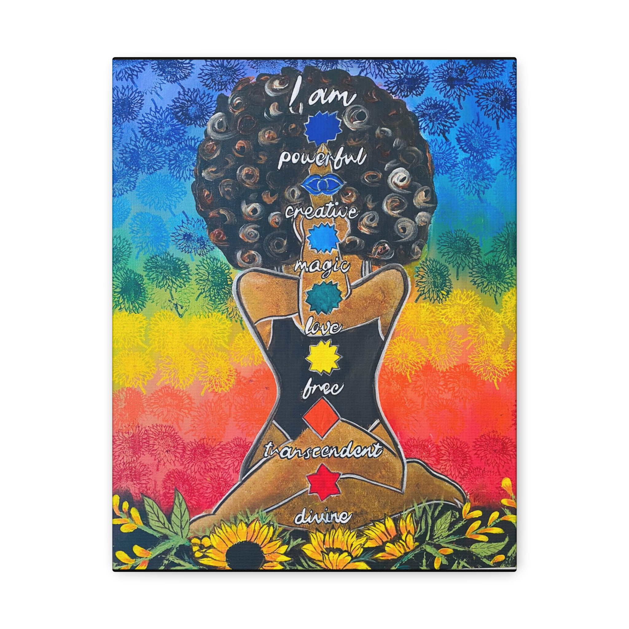 Canvas Gallery Wraps Print | Inspirational art | Chakra Art print ...