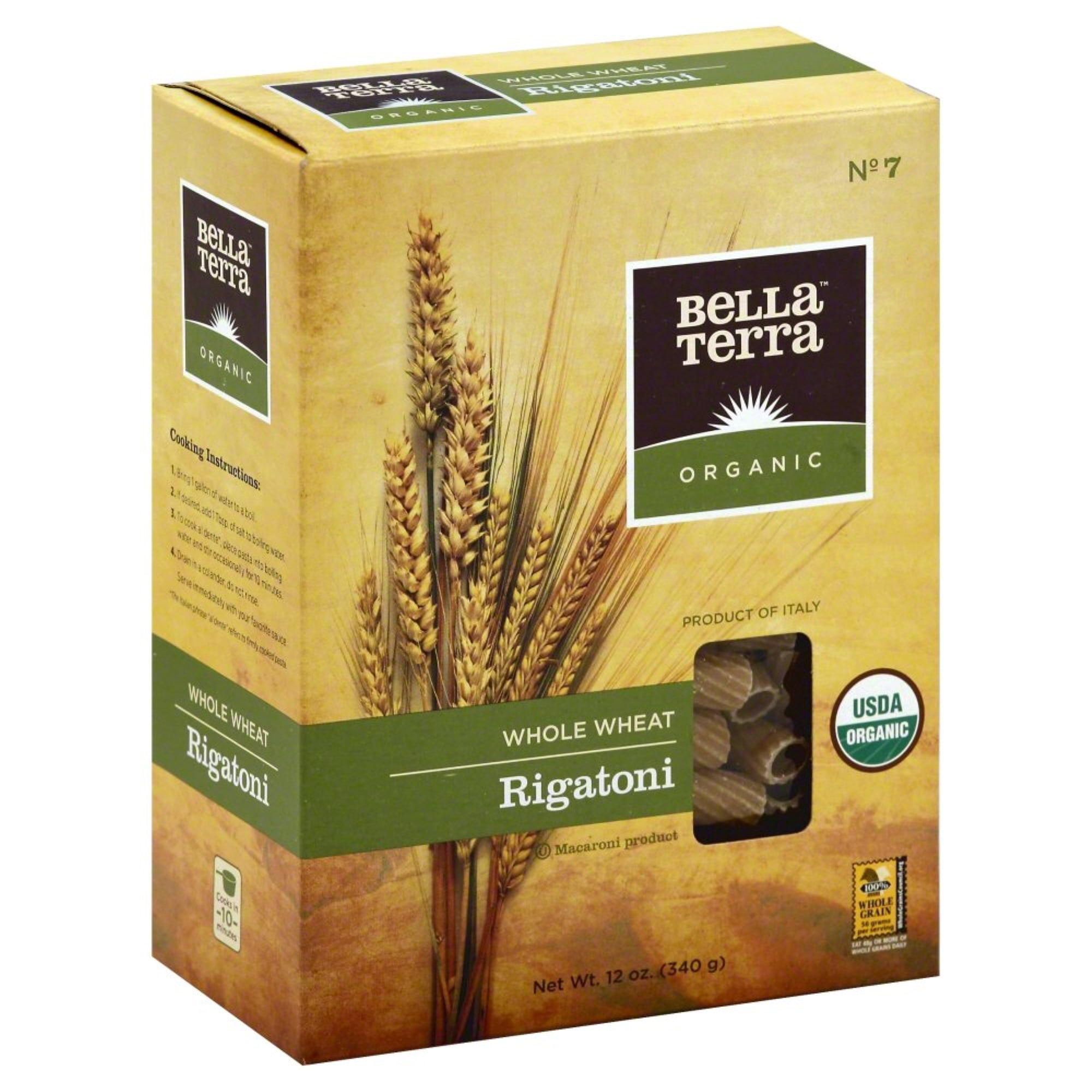 MIIC Bella Terra Rigatoni, 12 oz - Walmart.com