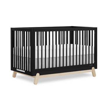 Fisher Price Siesta 3-in-1 Convertible Crib by Dream On Me, Matte Black ...