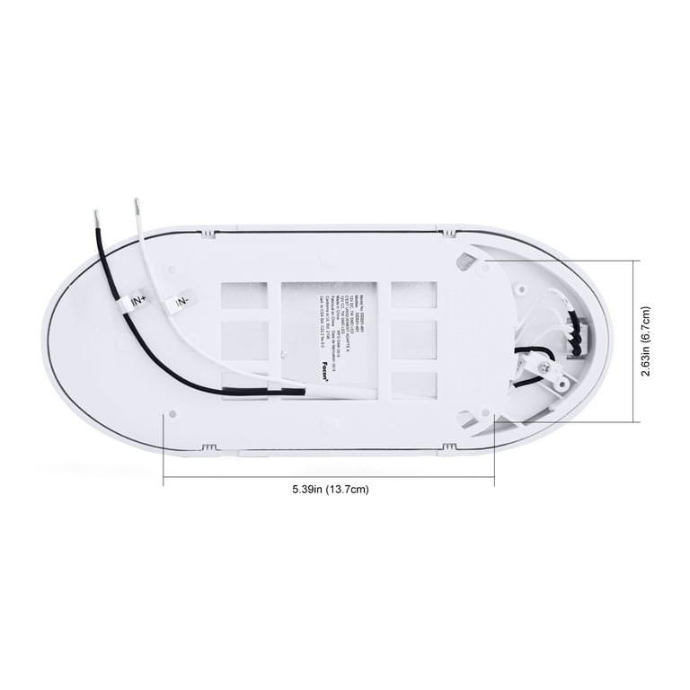 Lumiere Led Interieur 12V LED Pancake Light With Switch - 4W RV Camper ...