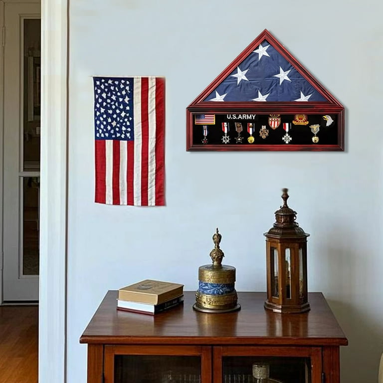 Veterans Day Flag Display Veteran Flag Case: American Made For
