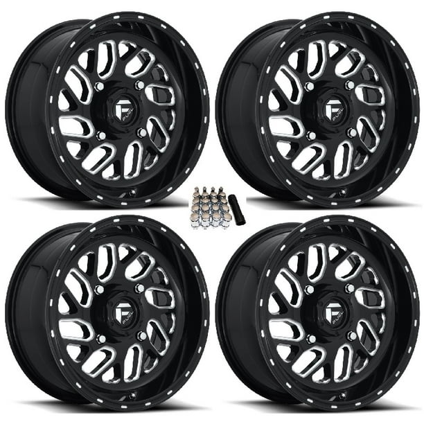 Fuel Triton UTV Wheels Black 16" Polaris RZR 1000 XP / Ranger XP 900/ ...