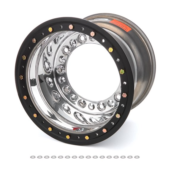 Weld Draglite 15x14 / 5x4.5 5x4.75 BP / 3.5in. BS Polished Wheel - Non ...