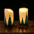 JINYUN-Christmas Tree LED Candles with 6H Timer, flameless Candles with ...