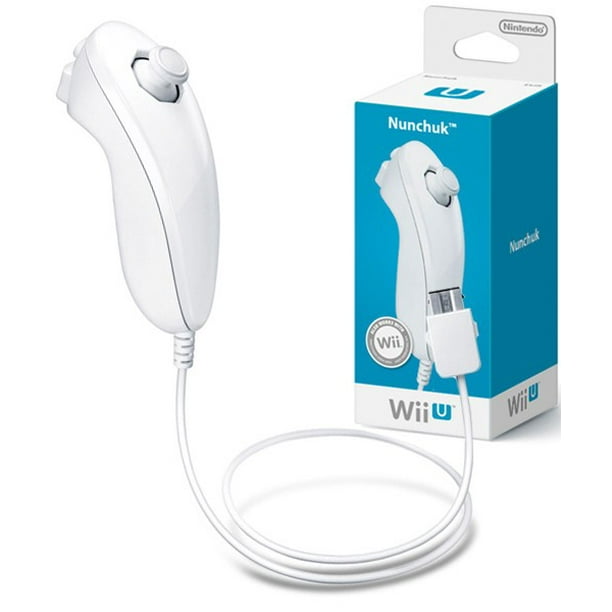 Nintendo Wii/Wii-u Nunchuk Controller - White - Walmart.com - Walmart.com