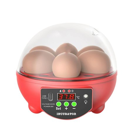 Langgg USB 6 Eggs Incubator Automatic Egg Turner Hatching Eggs for ...