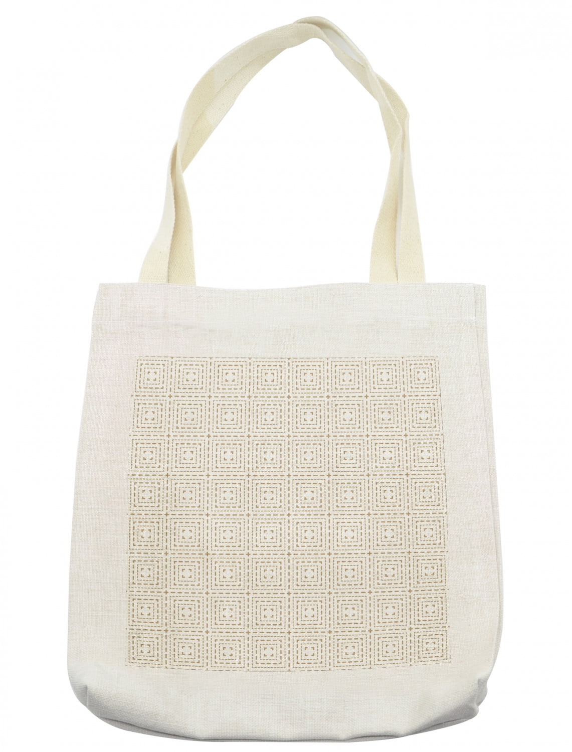 Geometric Tote Bag, Harmonic Concentric Square Formed by Dashed Lines ...