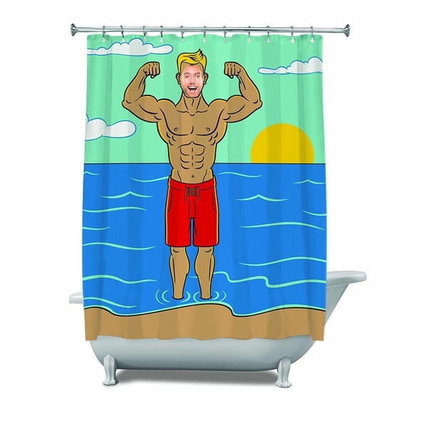 CORTINA PARA BAÑO IN THE BUFF SHOWER CURTAIN TIGSA 718856159017 ...