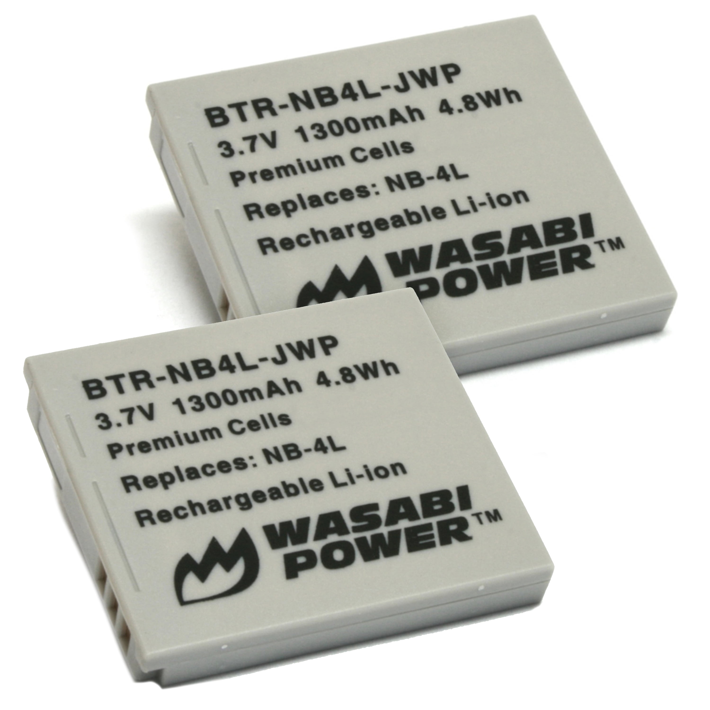 Wasabi Power Battery for Canon NB-4L (2 Pack) - Walmart.com